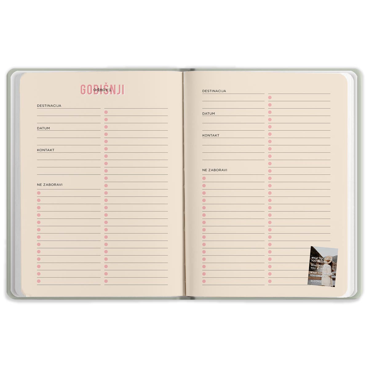 Ženski rokovnik 2025 The Sea – Planner boutique